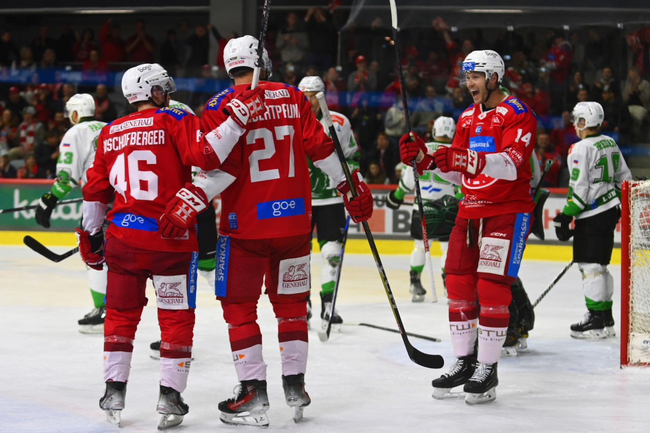 EC-KAC verlängert Erfolgsserie auf eigenem Eis – EC-KAC - Klagenfurt ...
