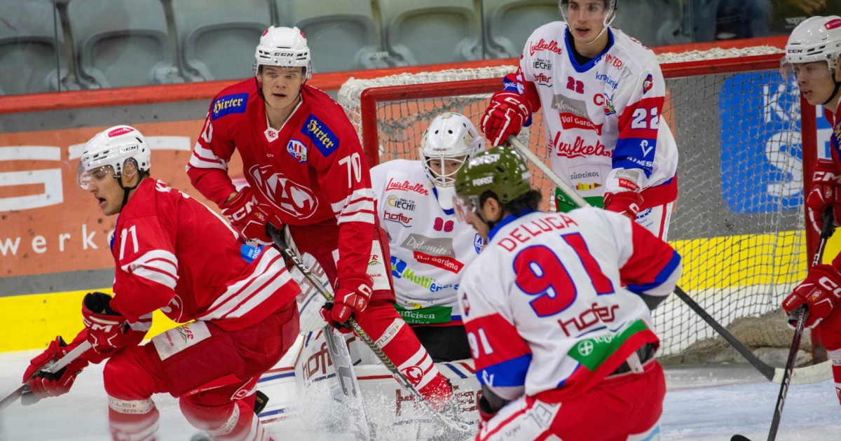 AHL: Knappe Niederlage beim HC Gherdëina – EC-KAC - Klagenfurt Eishockey