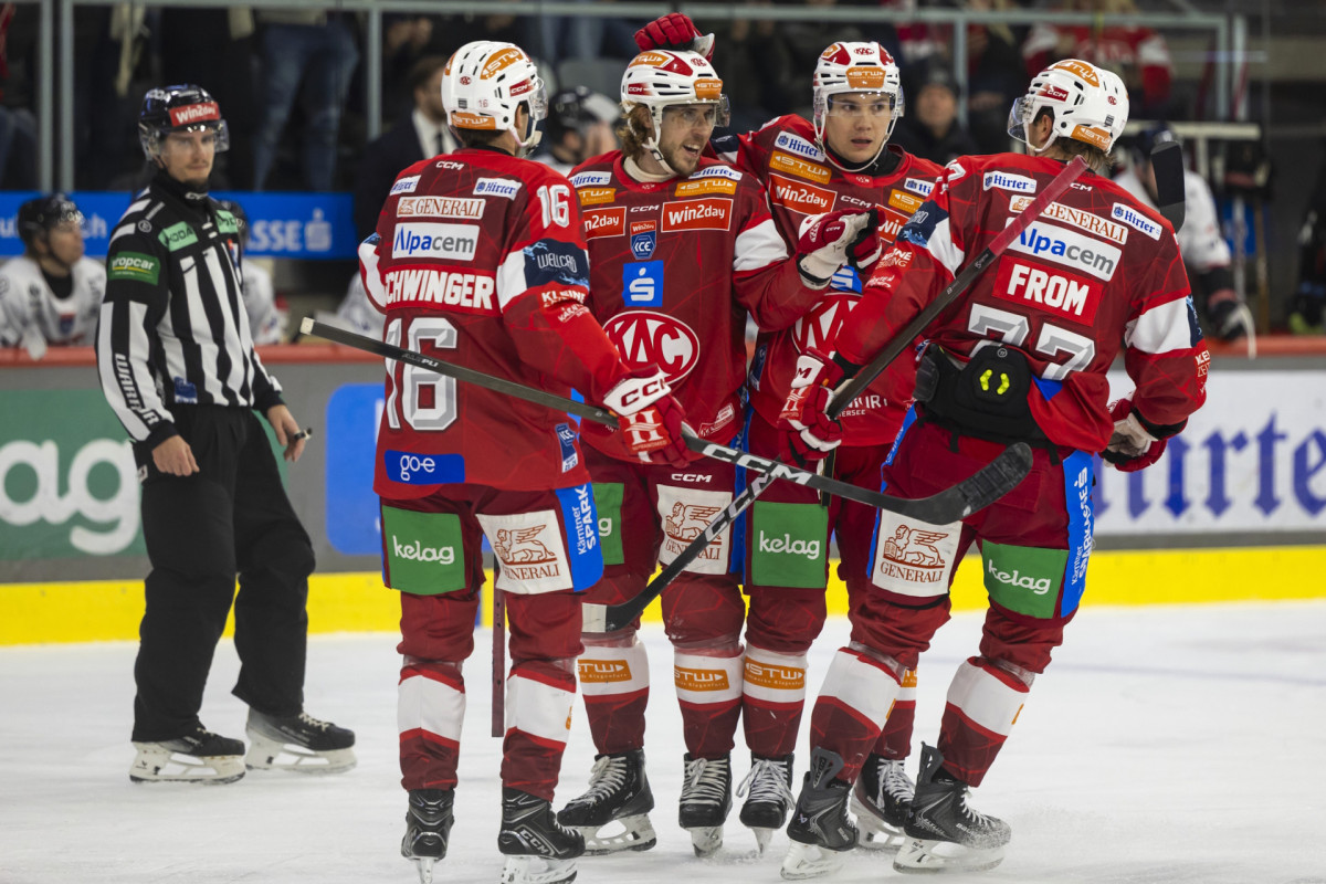 Wieder sechs KAC-Treffer – EC-KAC - Klagenfurt Eishockey
